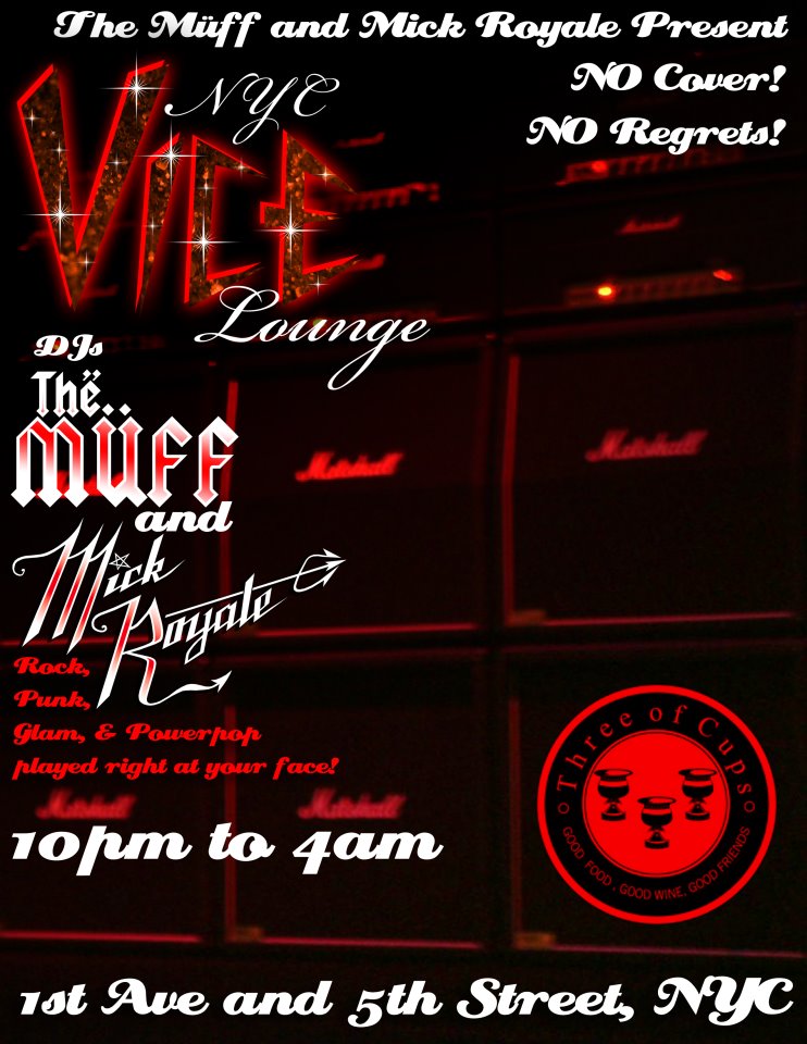 The Vice Lounge at Three of Cups - MurphGuide: NYC Bar Guide