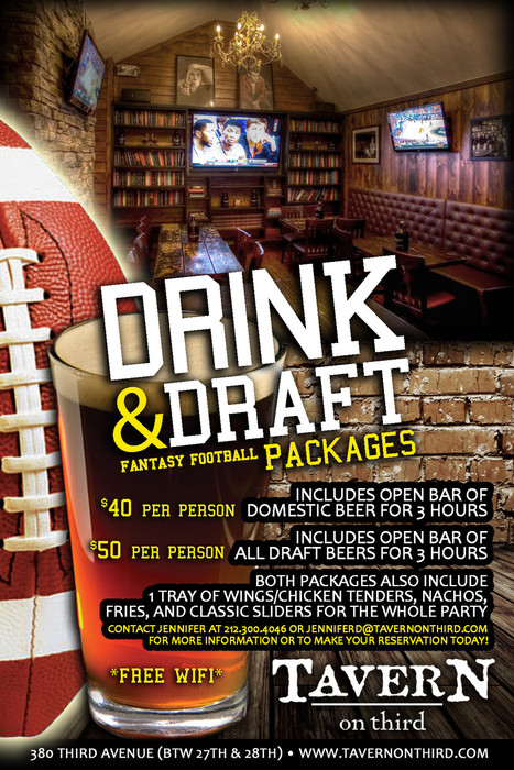 Where to Hold Your Fantasy Football Draft in NYC - MurphGuide: NYC Bar ...