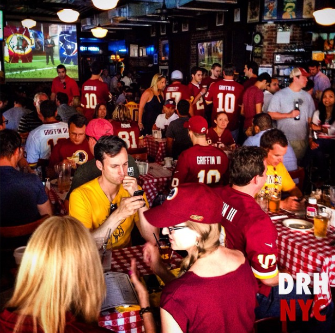 Washington Redskins Bars in NYC