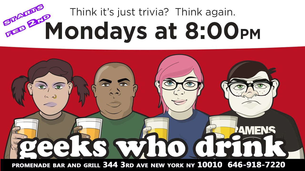 Geeks Who Drink Trivia at Promenade - MurphGuide: NYC Bar Guide