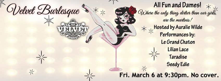 Velvet Burlesque at Velvet Lounge - MurphGuide: NYC Bar Guide