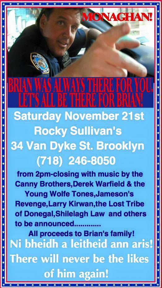 Brian Monaghan Family Benefit at Rocky Sullivan's - MurphGuide: NYC Bar ...