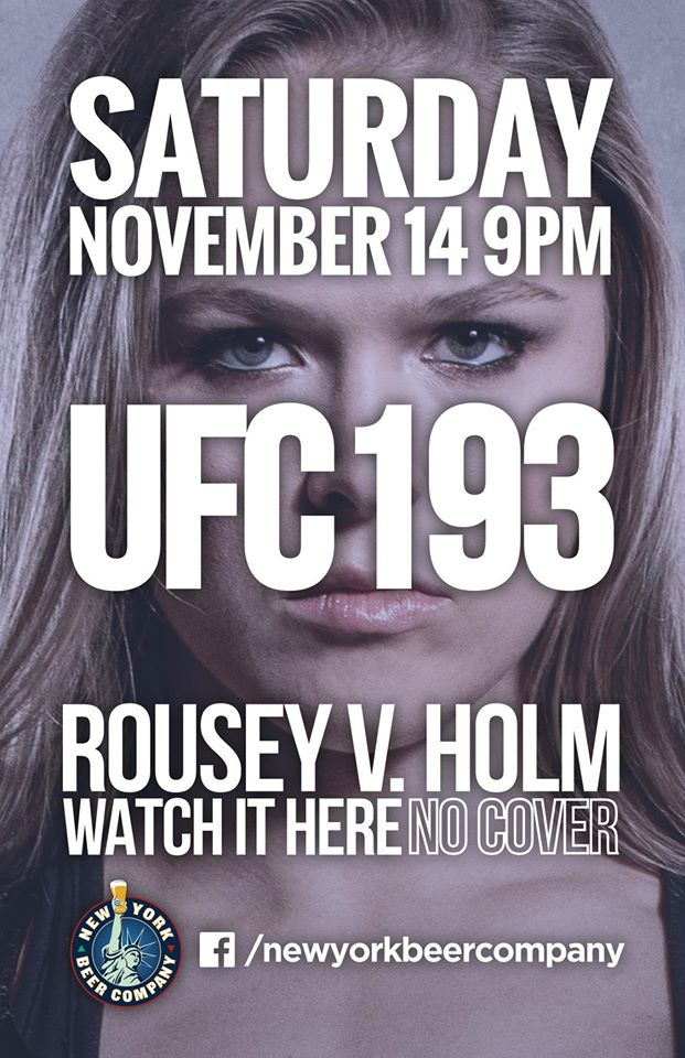 UFC 193: Where to Watch in NYC - MurphGuide: NYC Bar Guide