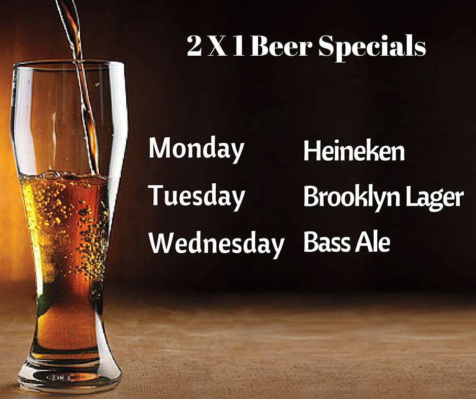 2 For 1 Beer Specials at Quinn's - MurphGuide: NYC Bar Guide