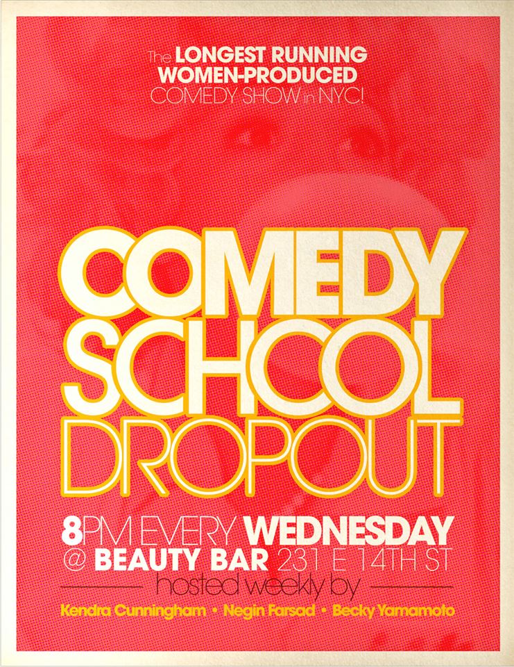 Comedy School Drop Out at Beauty Bar - MurphGuide: NYC Bar Guide