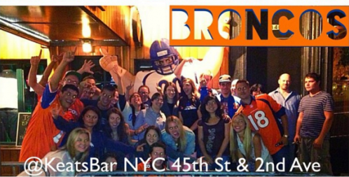 Denver Broncos Fans in NYC - MurphGuide: NYC Bar Guide