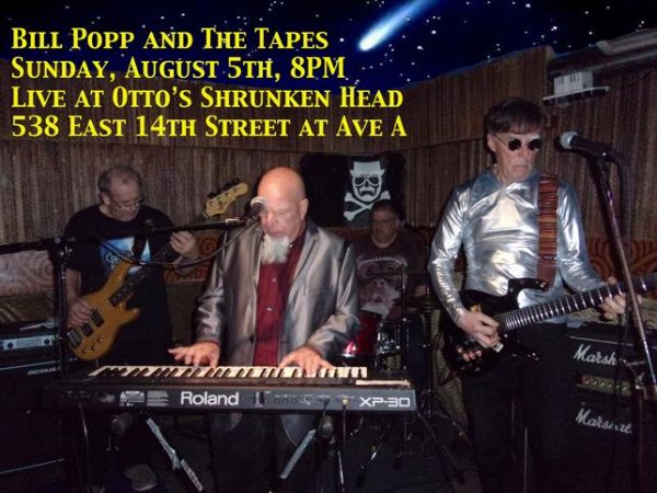 Bill Popp & The Tapes at Otto's Shrunken Head - MurphGuide: NYC Bar Guide